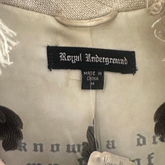Royal Underground | Jackets & Coats | Royal Underground Jacket | Poshmark